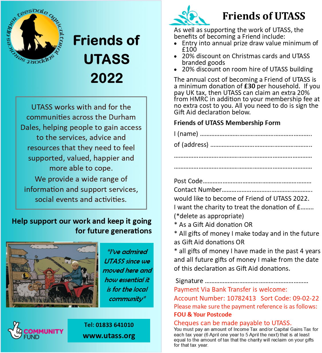 Support UTASS – UTASS